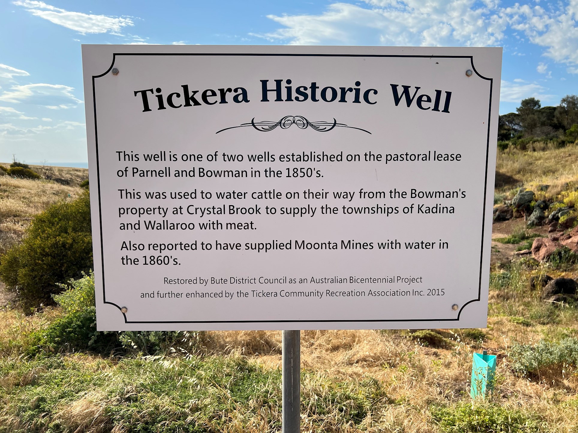 Tickera Well Trail | TOP OF THE YORKE